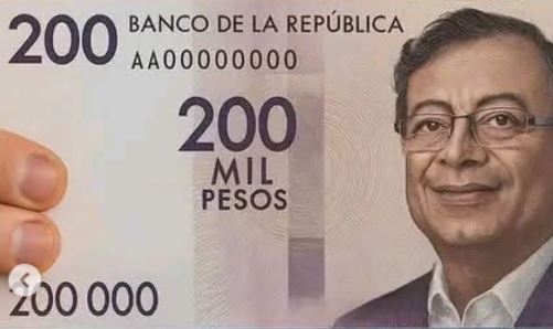 Proponen billete de $200.000 con la cara de Petro - El Pereirano